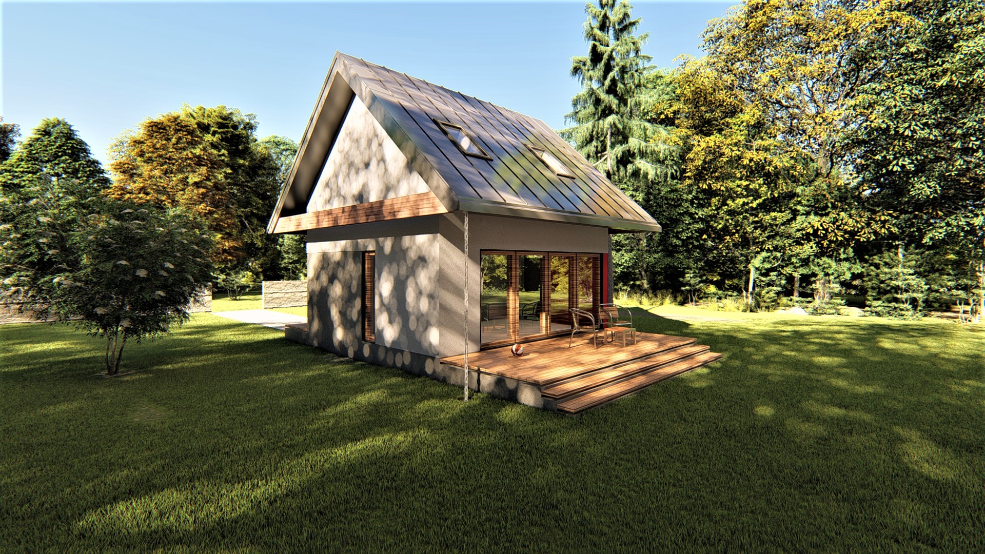 Projekt domu do 70m2 na zgłoszenie. Zamów dzisiaj.