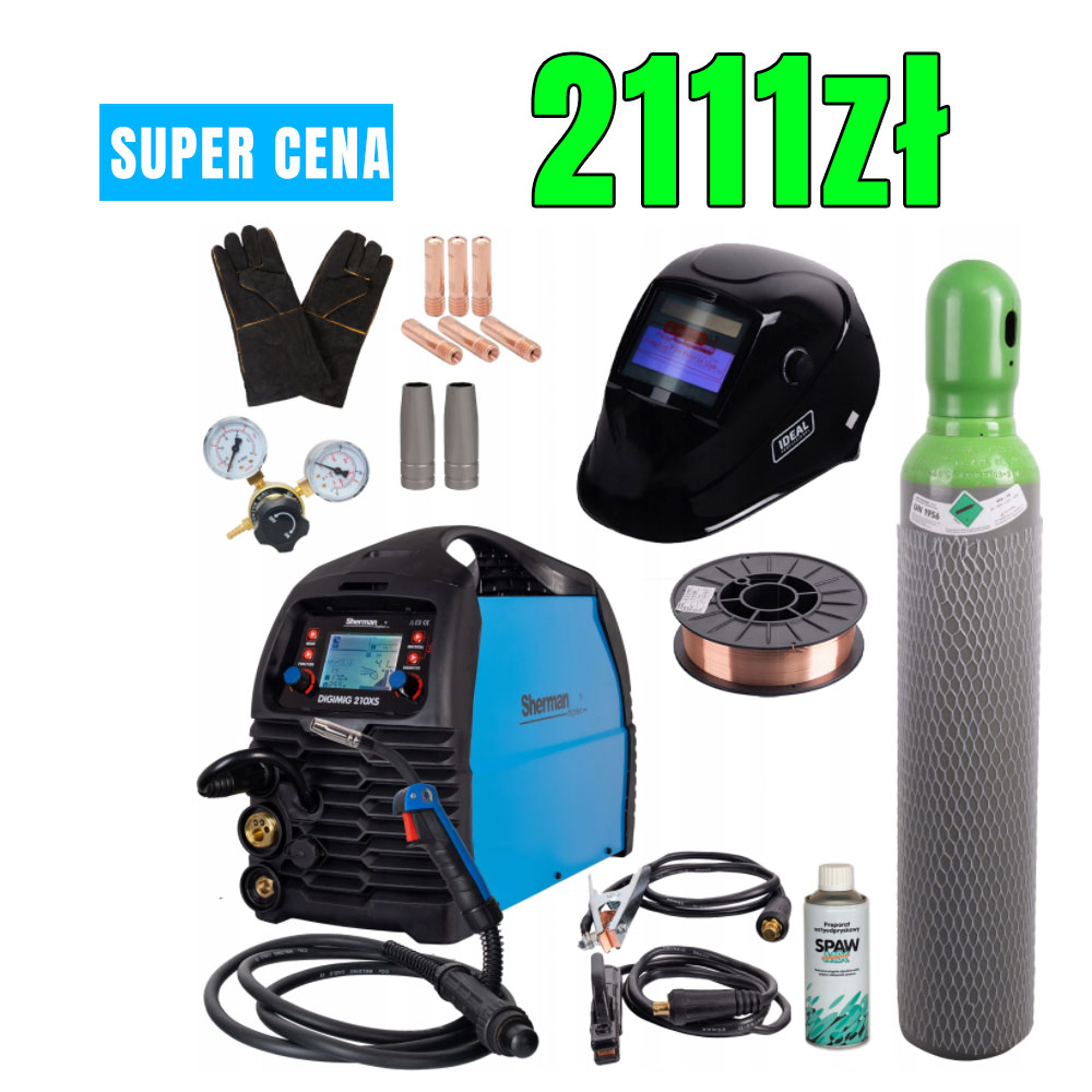 SPAWARKA MIGOMAT SHERMAN SYNERGIA DIGIMIG 210 XS – Budowa domu krok po kroku