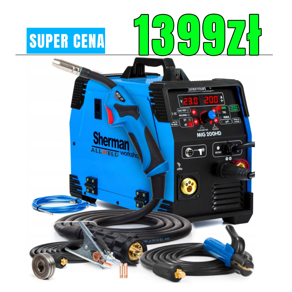 Spawarka MIGOMAT MIG MAG MMA TIG SHERMAN SYNERGIA – Budowa domu krok po kroku